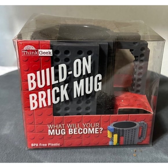 Think Geek | Kitchen | Cup Build On Brick Coffee Mug Diy Building ...